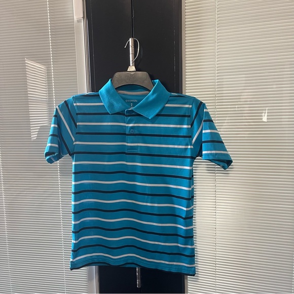 George | Shirts & Tops | George Blue And White Striped Boys Shirt ...